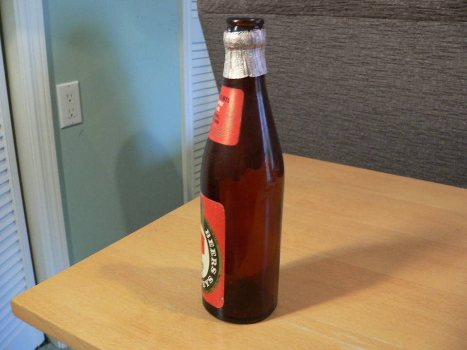 Vintage 1970's Watneys Red Barrel 12 oz Beer Bottle Mortlake Brewery ...