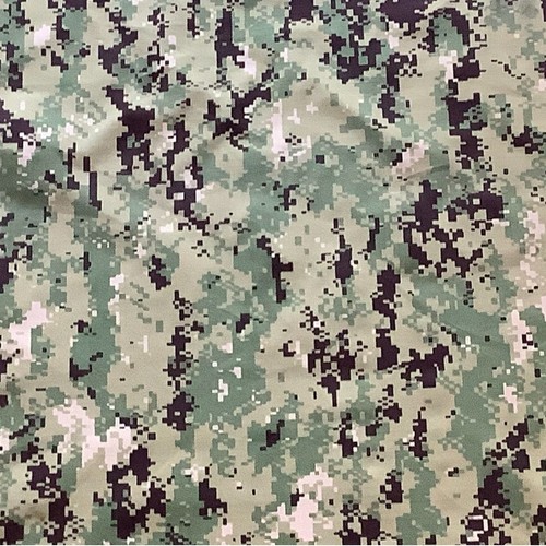 Four-Color Digital Camo Pattern (AOR2) MTL-27 Fabric by the Yard, 36"L ...