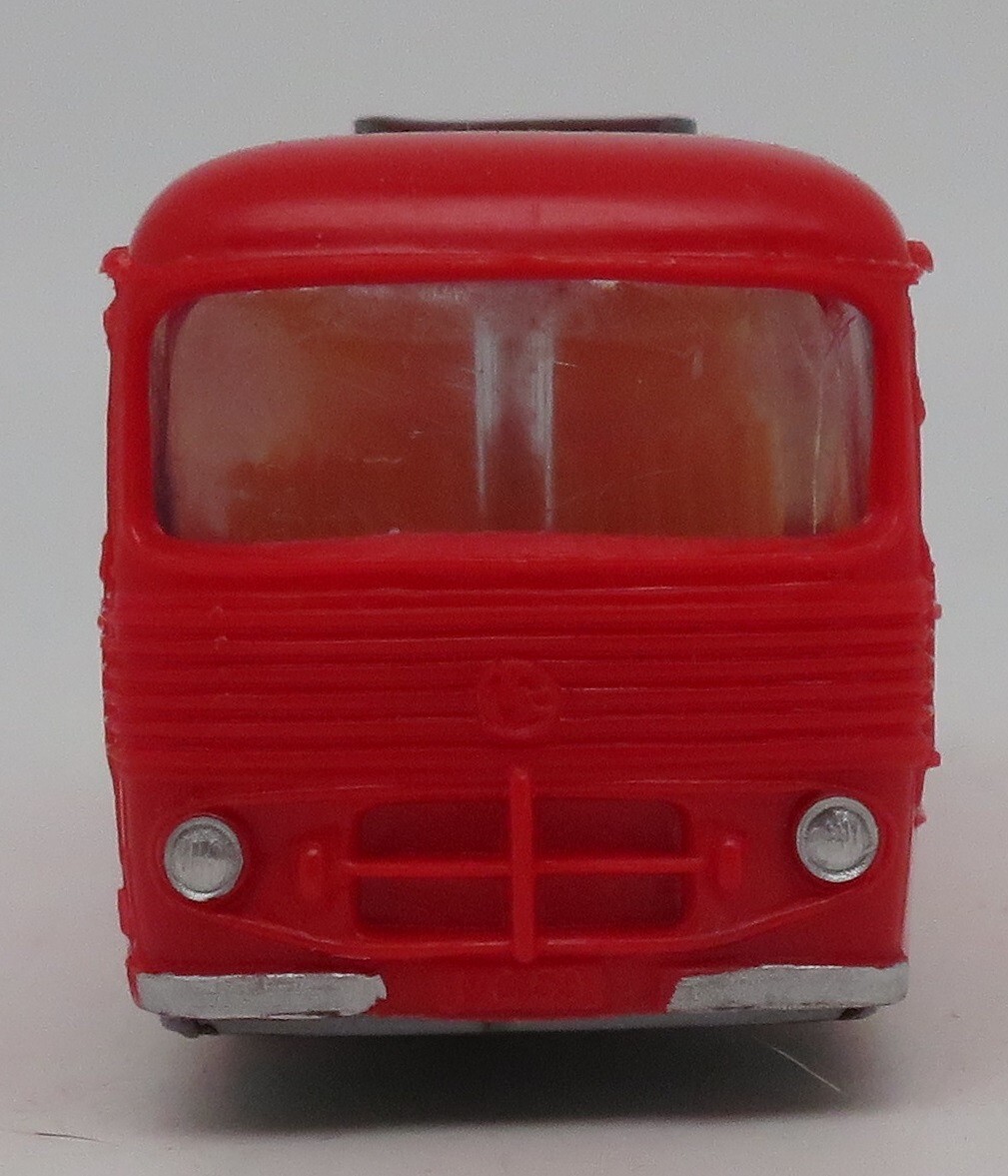 OLD TOY EKO HO 1/86 1/87 BUS CAR AUTOBUS PEGASO Z-408 ROUGE #2102 NO ...