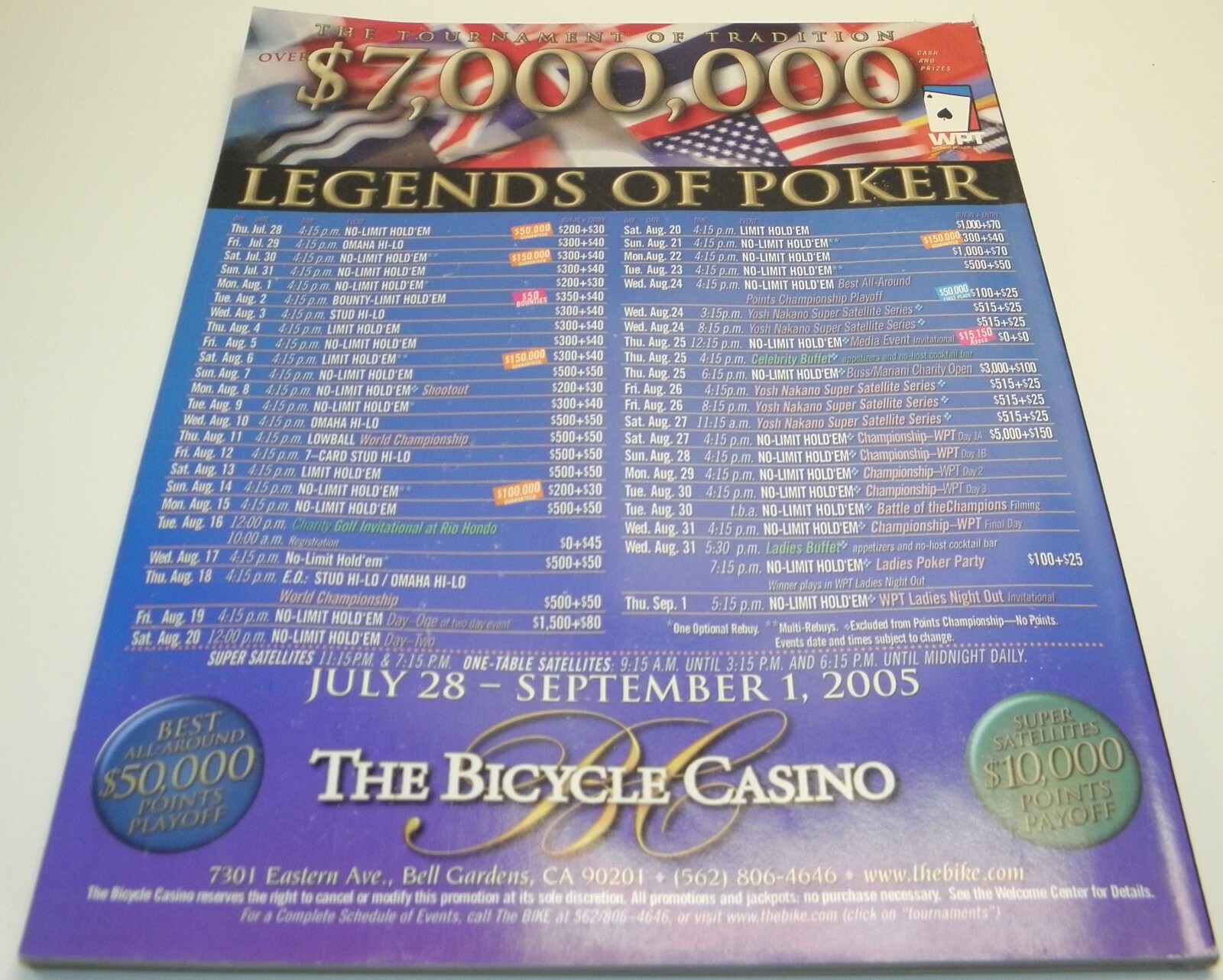 Card Player Magazine Vol 18 No 13 July 12 2005 , WSOP COLLECTORS ...