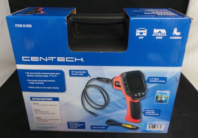 Cen-tech 61839 Digital Inspection Camera Centech Video Tool LED Lights for sale online | eBay