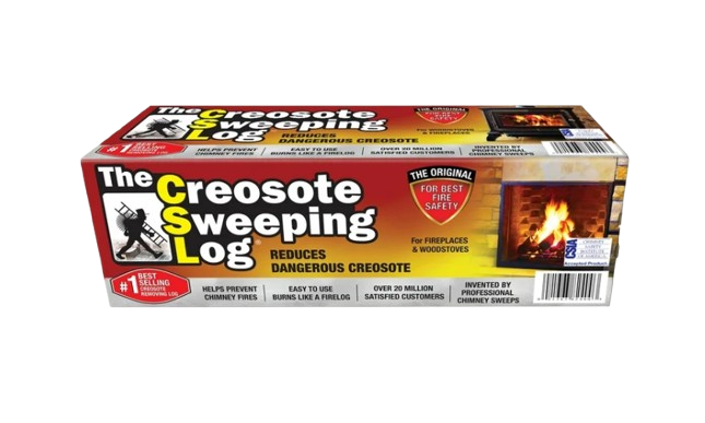 CSL - Creosote Log for Fireplaces and Woodstoves, Chimney Maintenance ...