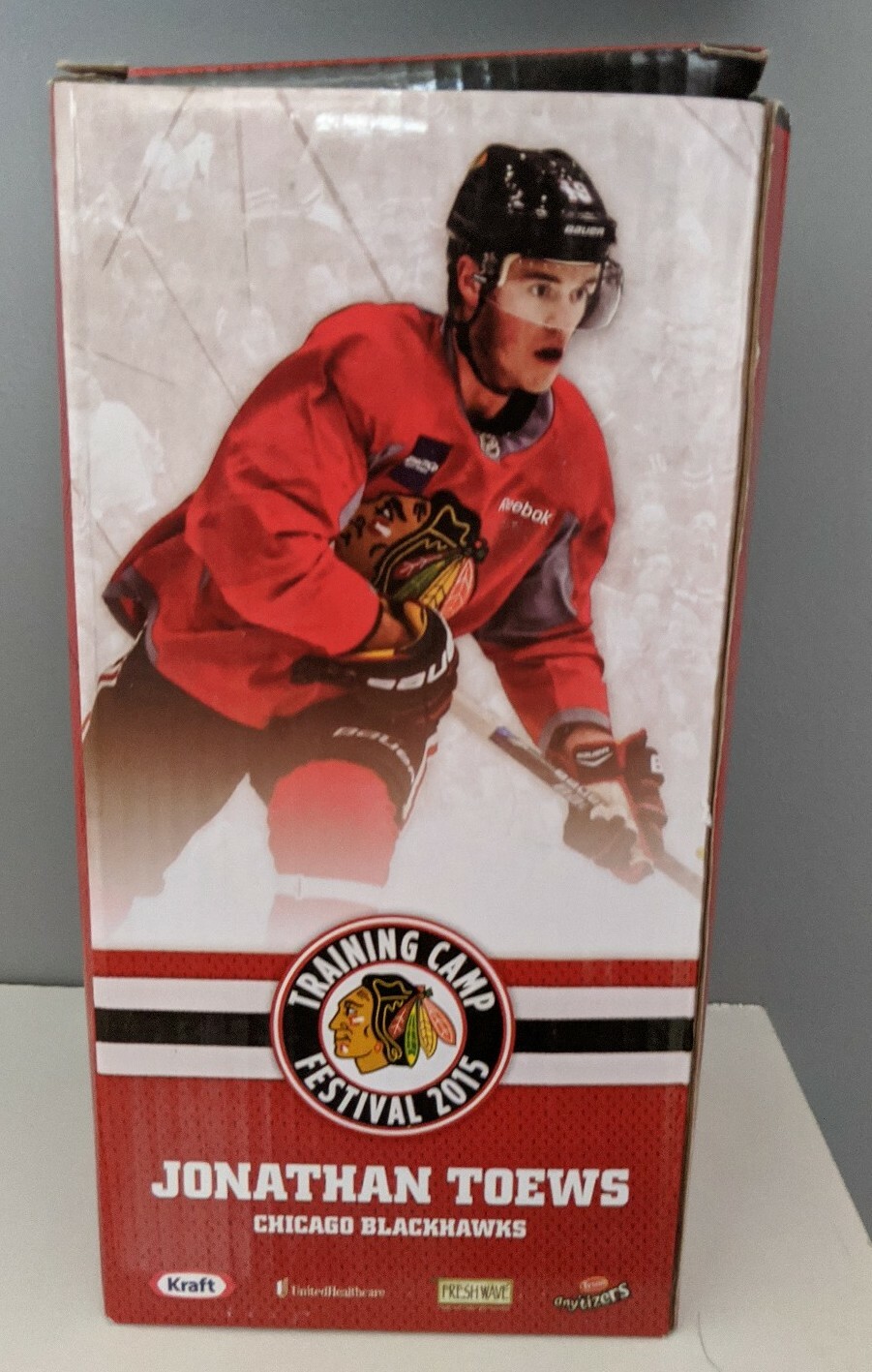 2015 JONATHAN TOEWS CHICAGO BLACKHAWKS BOBBLEHEAD SGA TRAINING CAMP | eBay