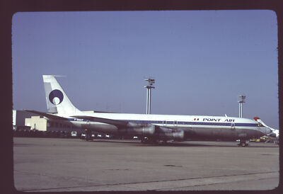 Orig 35mm airline slide Point Air 707-321B F-BSGT | eBay
