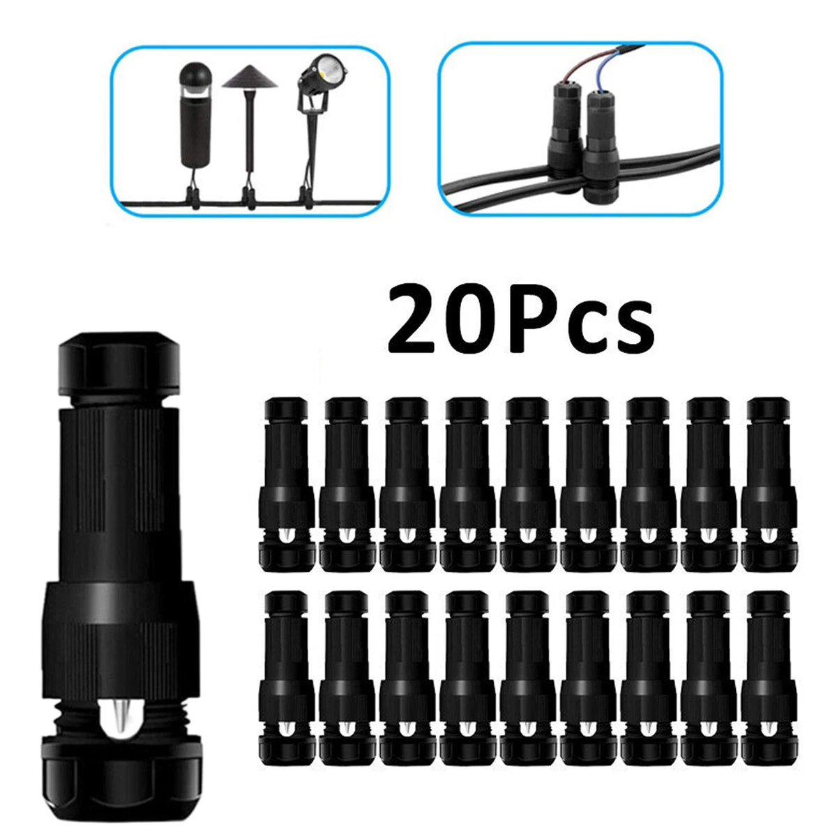 Best Low Voltage Landscape Lighting Connectors | Shelly Lighting