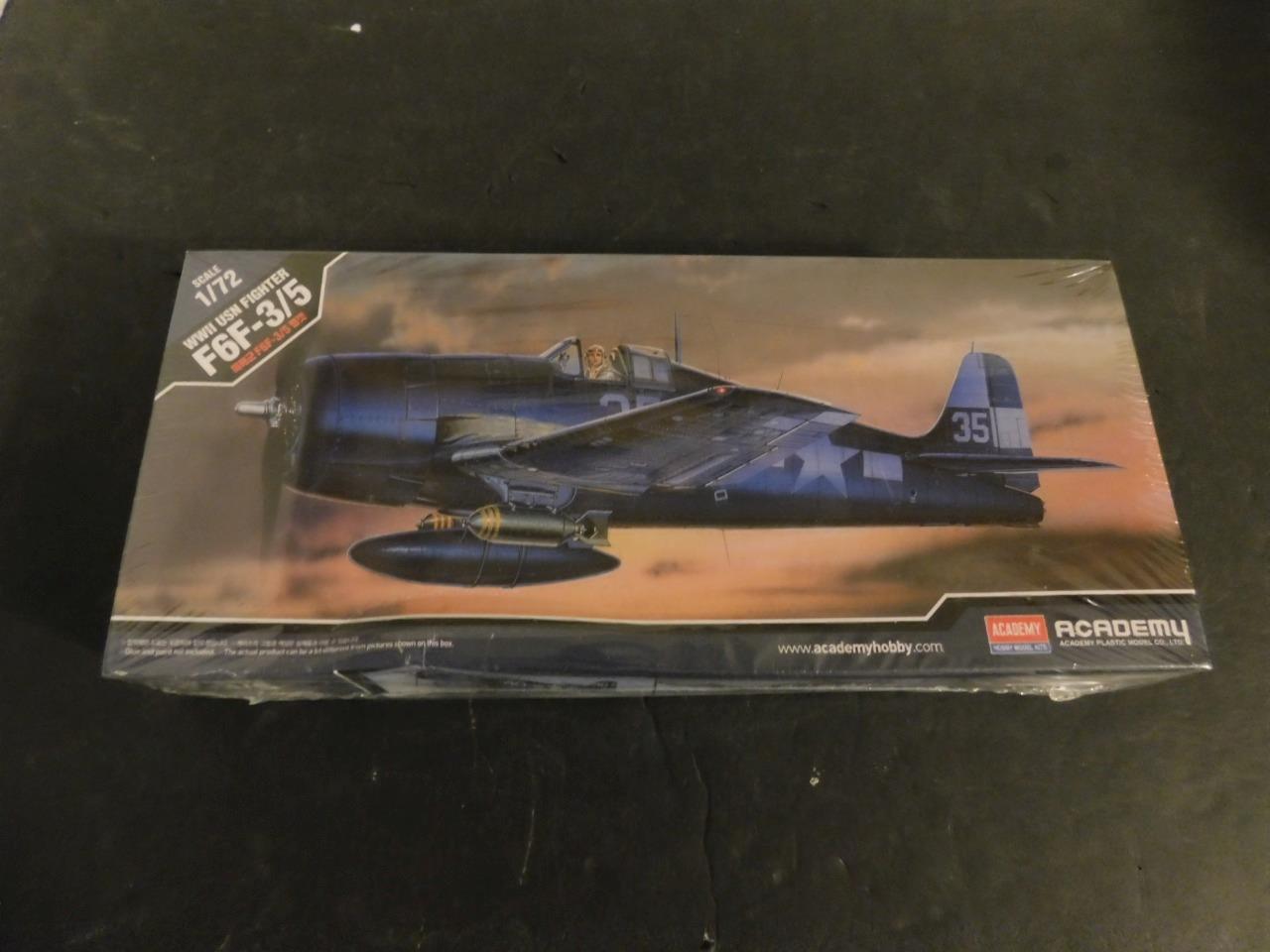 Academy 1:72 #12480 F6F-3/5 WWII USN Fighter NIB | eBay