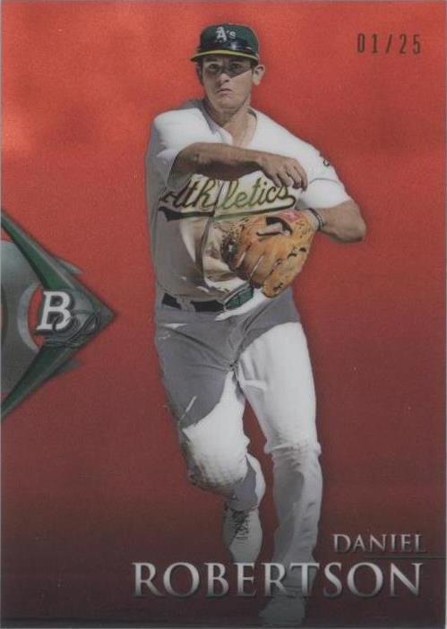 2014 Bowman Platinum - Chrome Prospects Daniel Robertson #BPCP41 Ruby ...