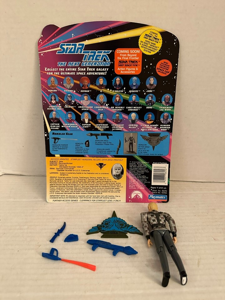 Star Trek The Next Generation Commander Sela Action Figure 1993 ...