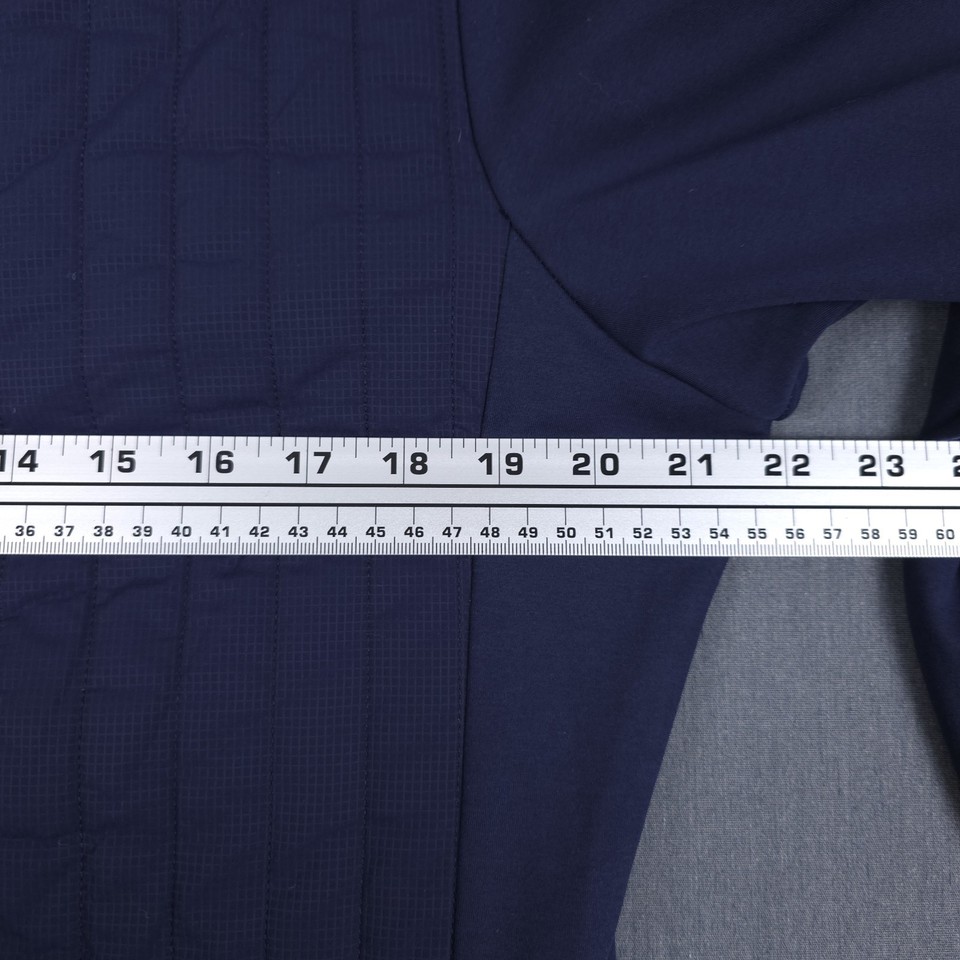 Bonobos Golf Jacket Mens Medium Navy Blue Quilted Lightweight Primaloft ...