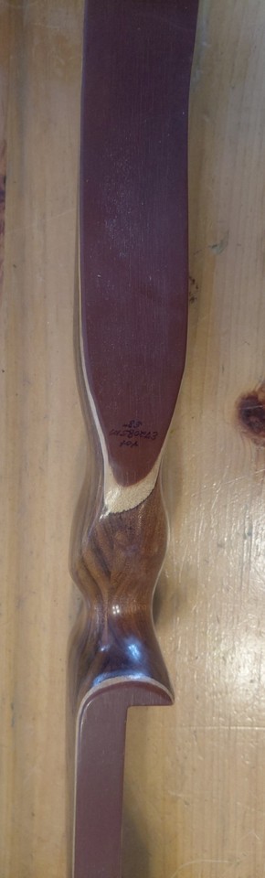 Shakespeare Wonderbow Recurve Bow Necedah X26 58" 40 # E72085M Leather ...
