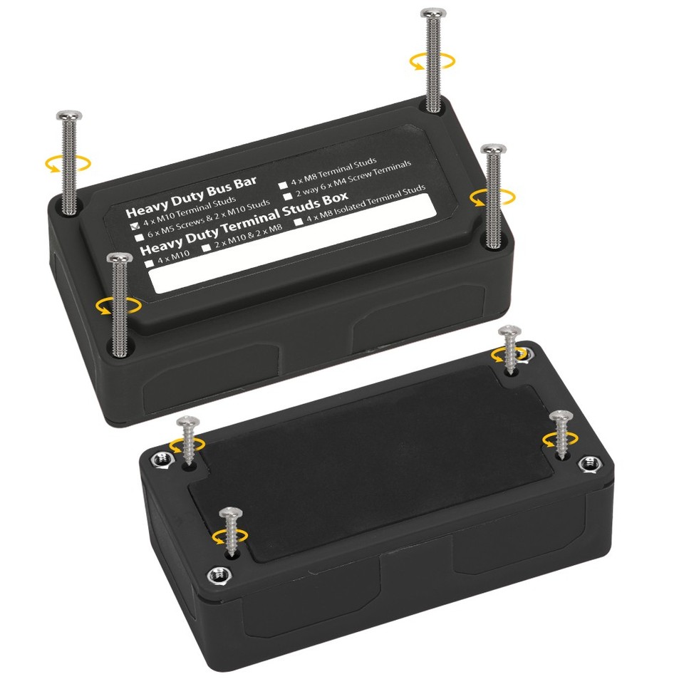 2PCS 300A M10 Bus Bar SHIP Terminal Stud Power Distribution Block ...