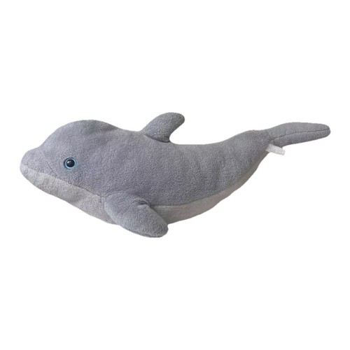 Gray Dolphin Stuffed Plush Soft Faded Tag Stuffy Toy 16 Inches ...