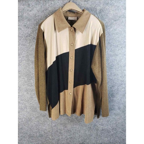 vintage tan jay top - Gem