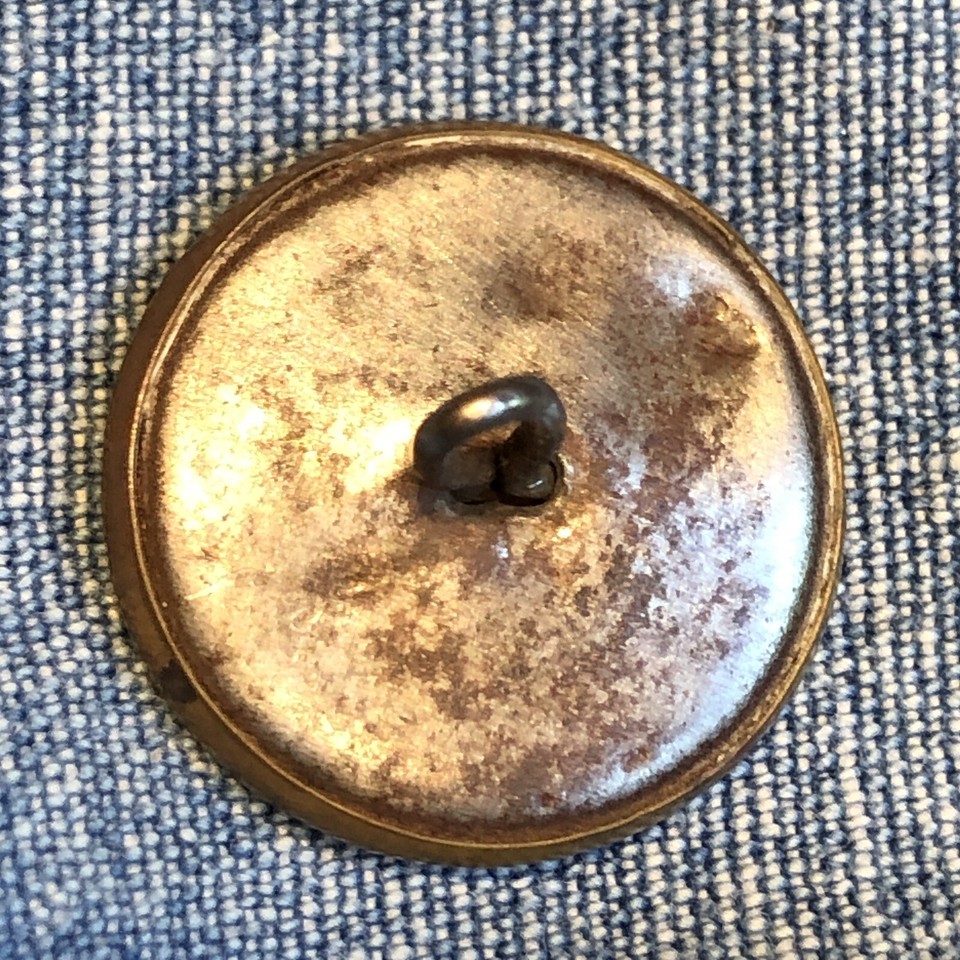 SCARCE American victory OVERALL BUTTON Wobble Shank medium | eBay