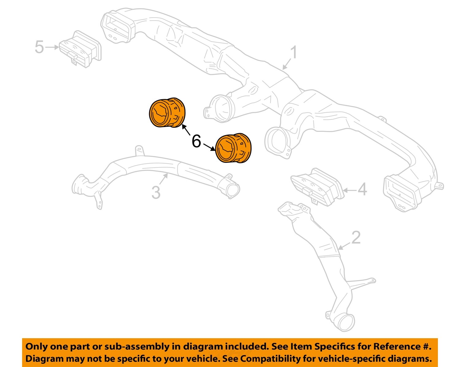 FORD OEM 15-16 Mustang Instrument Panel Dash-Louver FR3Z19893AE | eBay