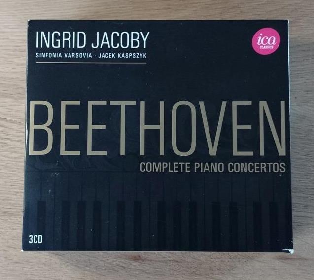 BEETHOVEN Complete Piano Concertos INGRID JACOBY ICA Classics 3CD set ...