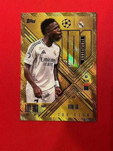 Topps Match Attax Extra 24/25 - Vini Jr. - Real Madrid 100 Club ...