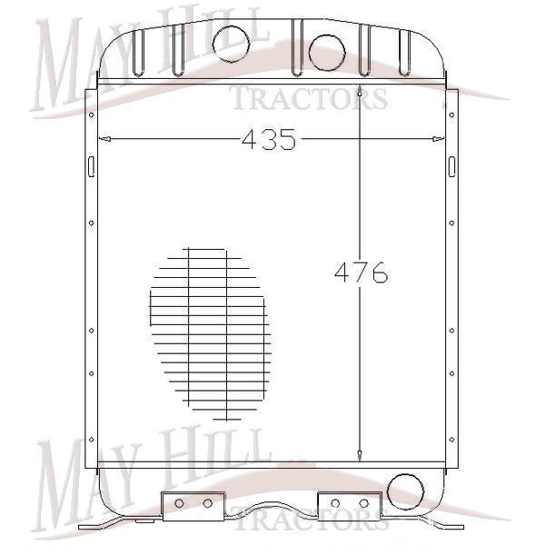 Radiator for Fordson Major & Power Major Tractor | eBay UK