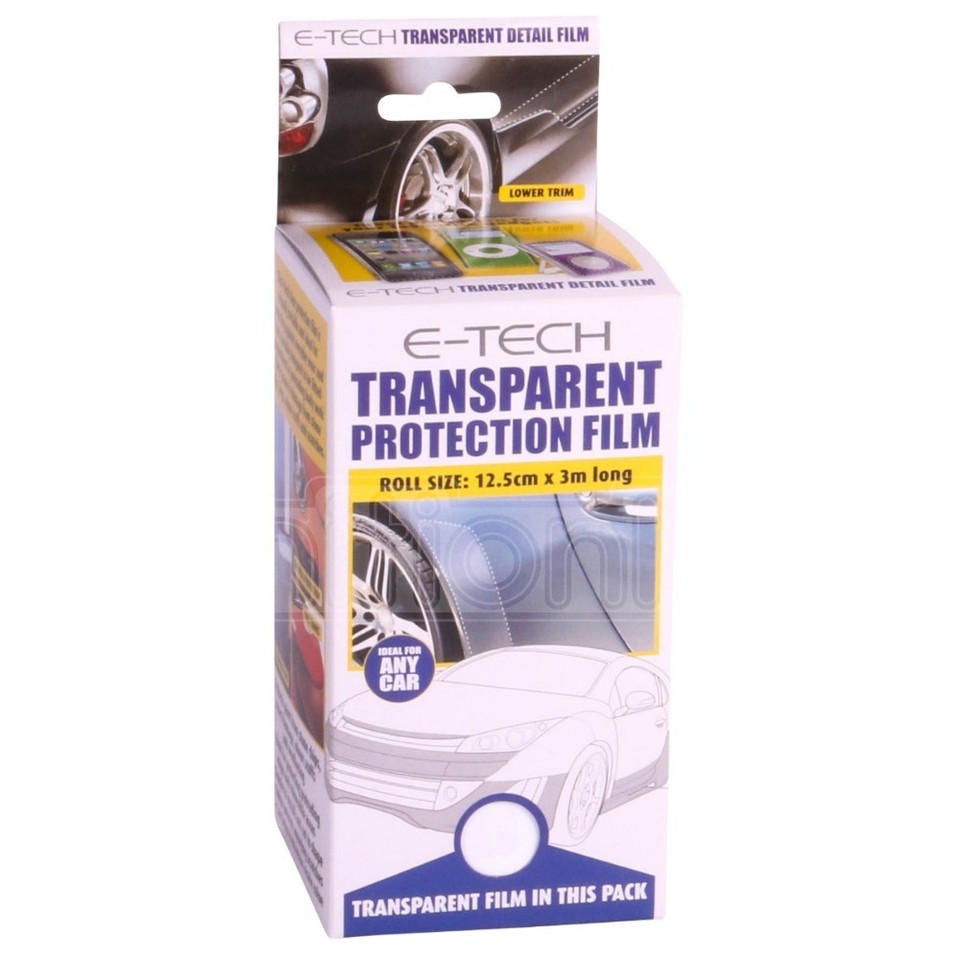 E-Tech Transparent Protection Stone Chip Scratch Scruff Car Bodywork ...