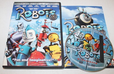 Robots (DVD, 2005, Widescreen) Ewan McGregor, Halle Berry, Amanda Bynes ...