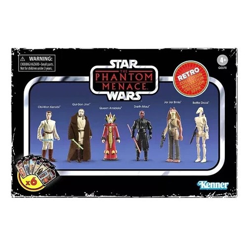 Star Wars: Phantom Menace Retro Collection 6 figure set Target ...