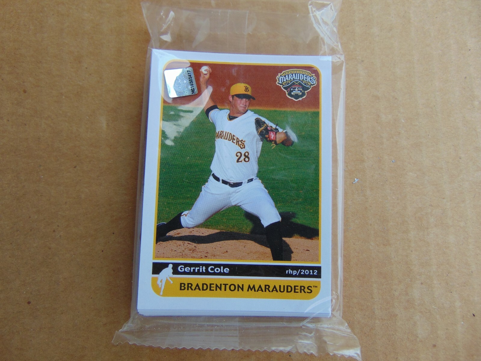 2012 BRADENTON MARAUDERS BASEBALL TEAM SET OF PITTSBURGH PIRATES MINOR ...