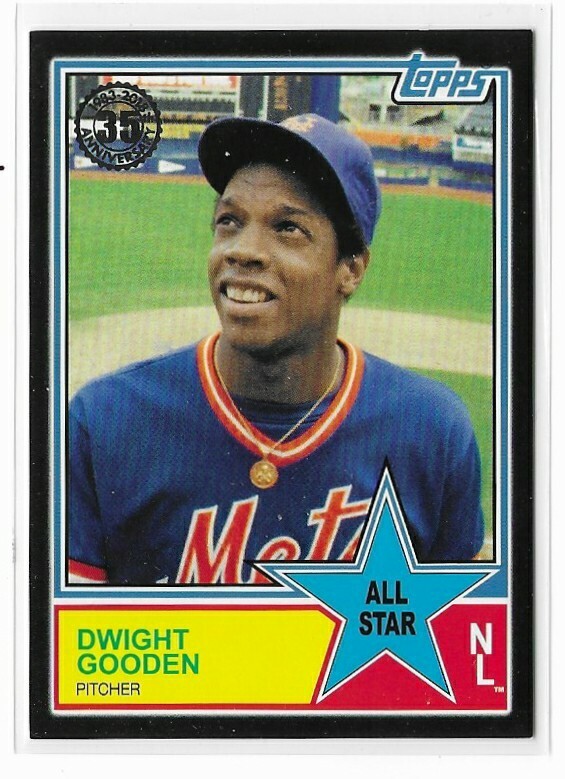 2018 Topps Series 2 Dwight Gooden 1983 Topps Black /299 #83AS-55 New ...