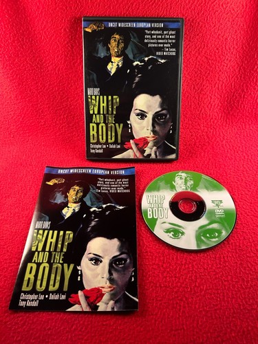 The Whip and the Body DVD Uncut Horror Mario Bava 1963 Christopher Lee ...
