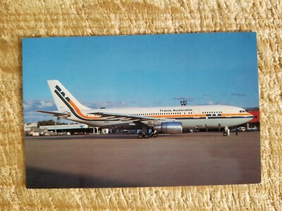 TRANS AUSTRALIA AIRBUS A300B4-203.VTG AIRCRAFT POSTCARD*P48 | eBay