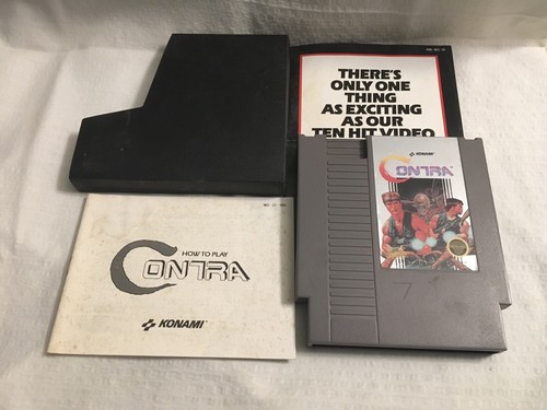 Konami Contra, NES , 1987, Cartridge And Manual , NES-CT-USA | eBay