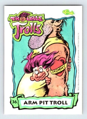 ARM PIT TROLL Trouble Trolls Trading Card Classic 1992 B192 | eBay