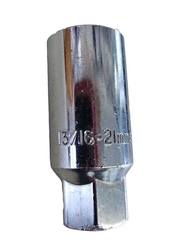 13/16" 21mm 6 Point Spline 3/8" Drive Metrinch Socket Deep Well ...