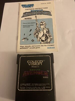 Cosmic Avenger (Colecovision, 1982) By Coleco (Cartridge & Manual) | eBay