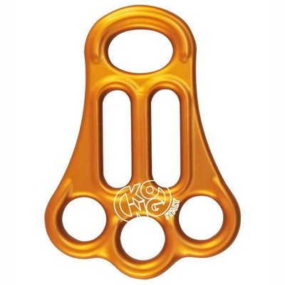 Kong Full Belay Plate - Descender/Rigging/Friction plate - Orange ...