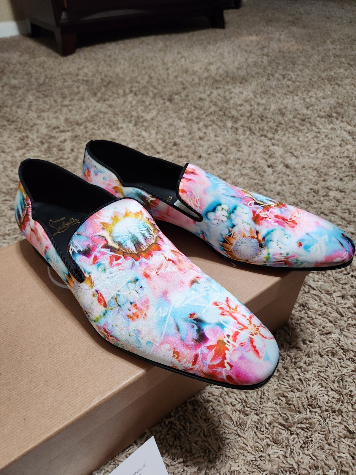 Christian Louboutin "Dandy Chick Orlato Flat" slip-on… - Gem
