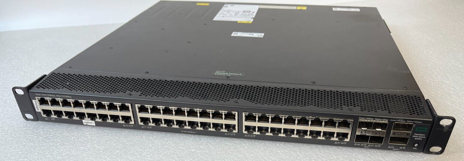 JG510A I HPE 5900AF-48G-4XG-2QSFP+ Switch 0235A0XC dual power NICE ...