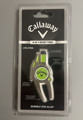 NEW Callaway Golf 4-in-1 Divot Repair Tool Ball Marker-Groove Clean ...