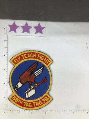 VINTAGE USAF 58TH TACTICAL TRAINING SQUADRON PATCH | eBay