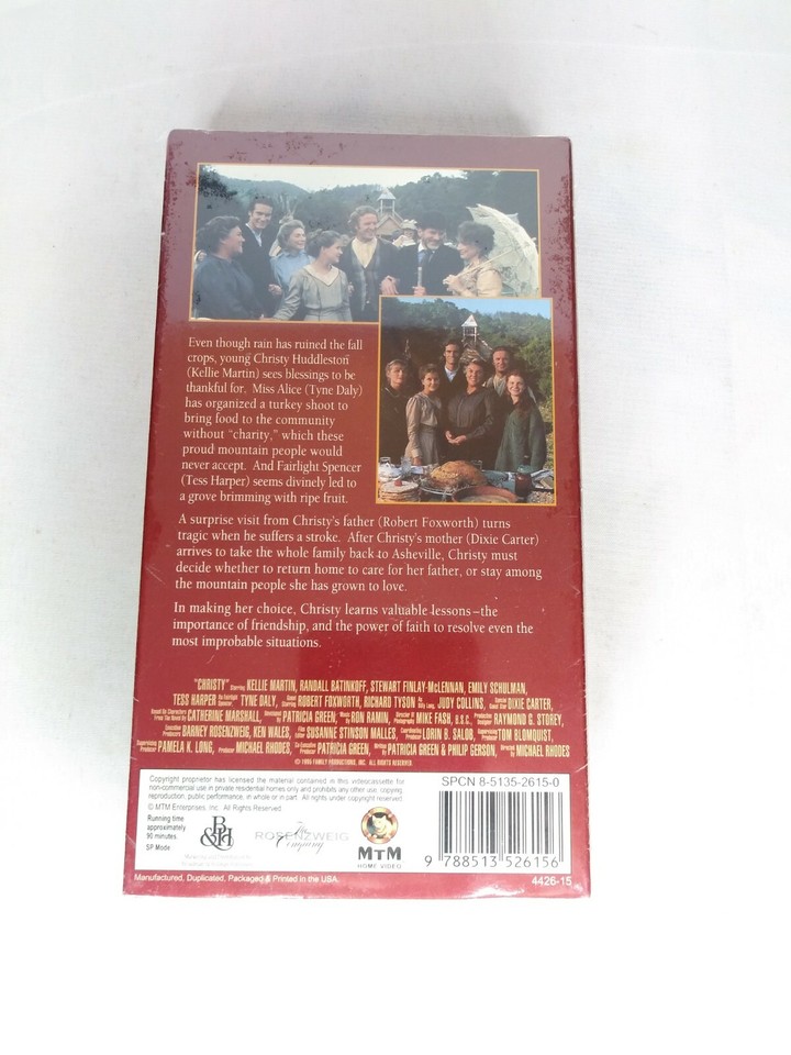 Christy Family Classics Series Vol.2 The Sweetest Gift VHS MTM Sealed ...