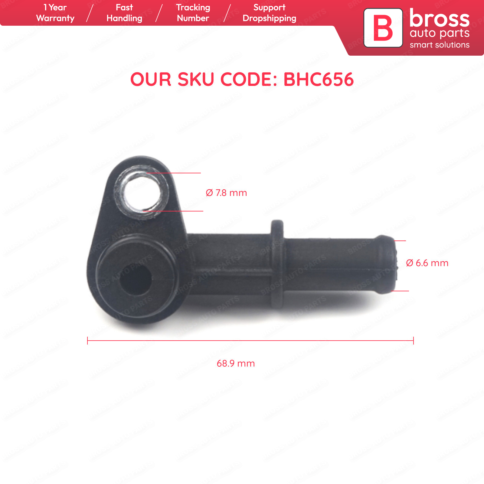 Water Cooling Alternator Hose Adapter 94810646200 for Porsche Cayenne ...