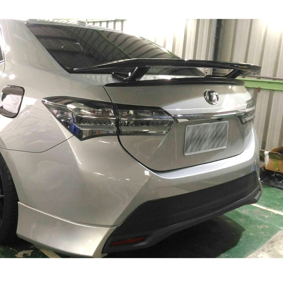 Matte Black For Toyota Corolla Altis 11th Rear TX Look Trunk Spoiler ...