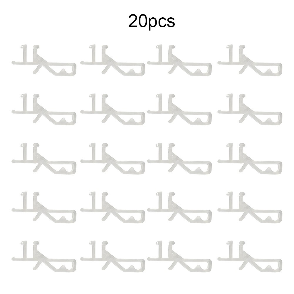 Stealth Channel Curtain Clips Transparent and Easy Installation | eBay