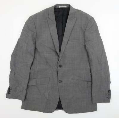 Jack reid Mens Grey Polyester Blend Blazer Size 38 | eBay UK