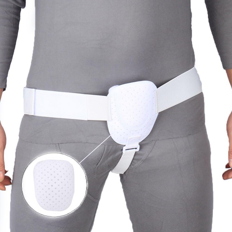 Inguinal Hernia Support Belt For Men Abdominal Groin Truss Adjustable ...