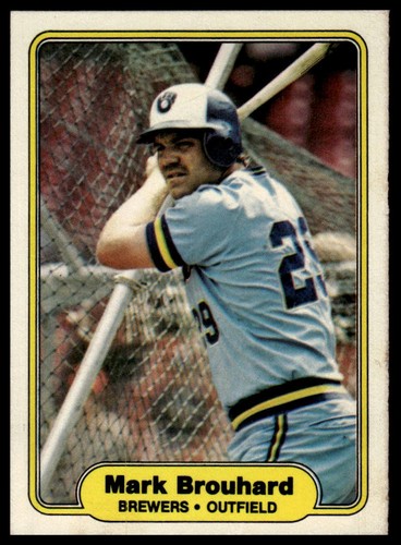 1982 Fleer #135 Mark Brouhard Milwaukee Brewers | eBay