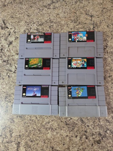 Snes Lot Of 6 Games All Original And Tested | eBay