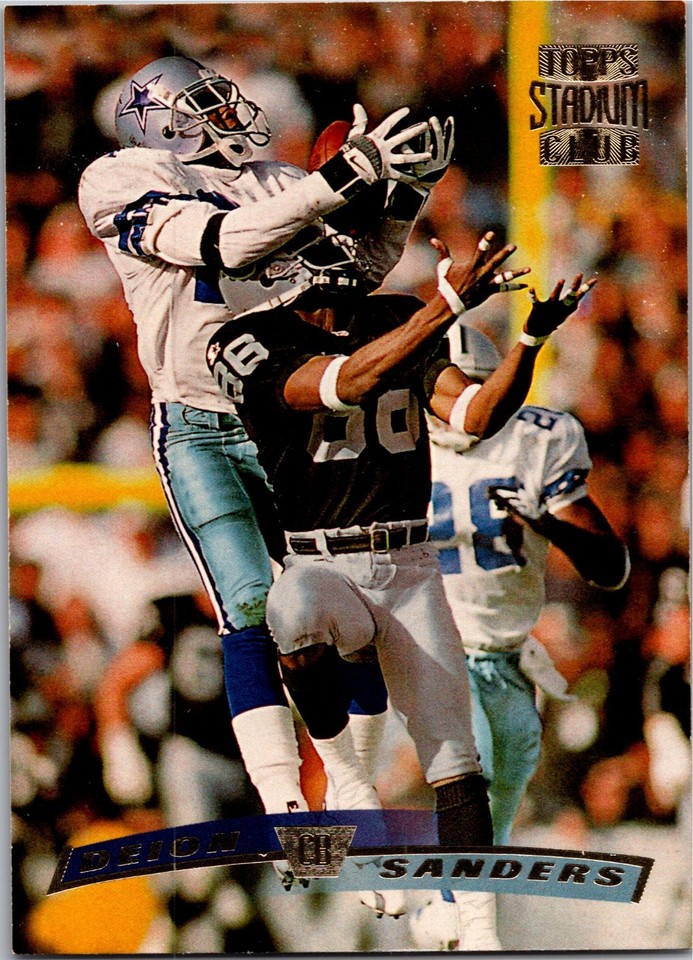 Deion Sanders 3Pc Set Dallas Cowboys 1996 - 1998 Fleer Metal Universe ...