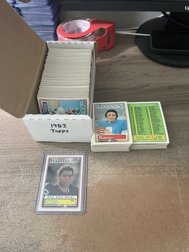 1983 TOPPS FOOTBALL COMPLETE SET #1-396 MARCUS ALLEN MCMAHON RC | eBay