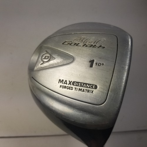 Dunlop GOLIATH 460 Max Distance 10° Driver Graphite Mid-Firm Flex Shaft ...