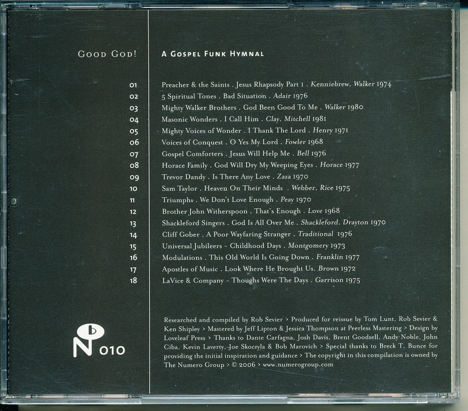 GOOD GOD A Gospel Funk Hymnal ERNEST FOWLER The VOICES OF CONQUEST ...